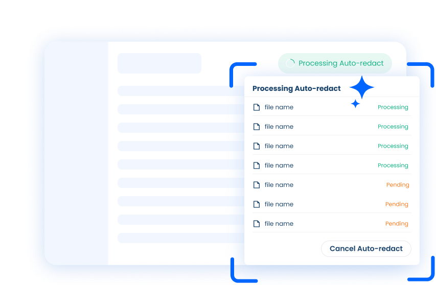 Automatically sanitize a great deal of files
